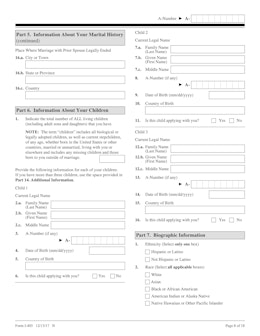 Form I 485 Application To Register Permanent Residence Or Adjust