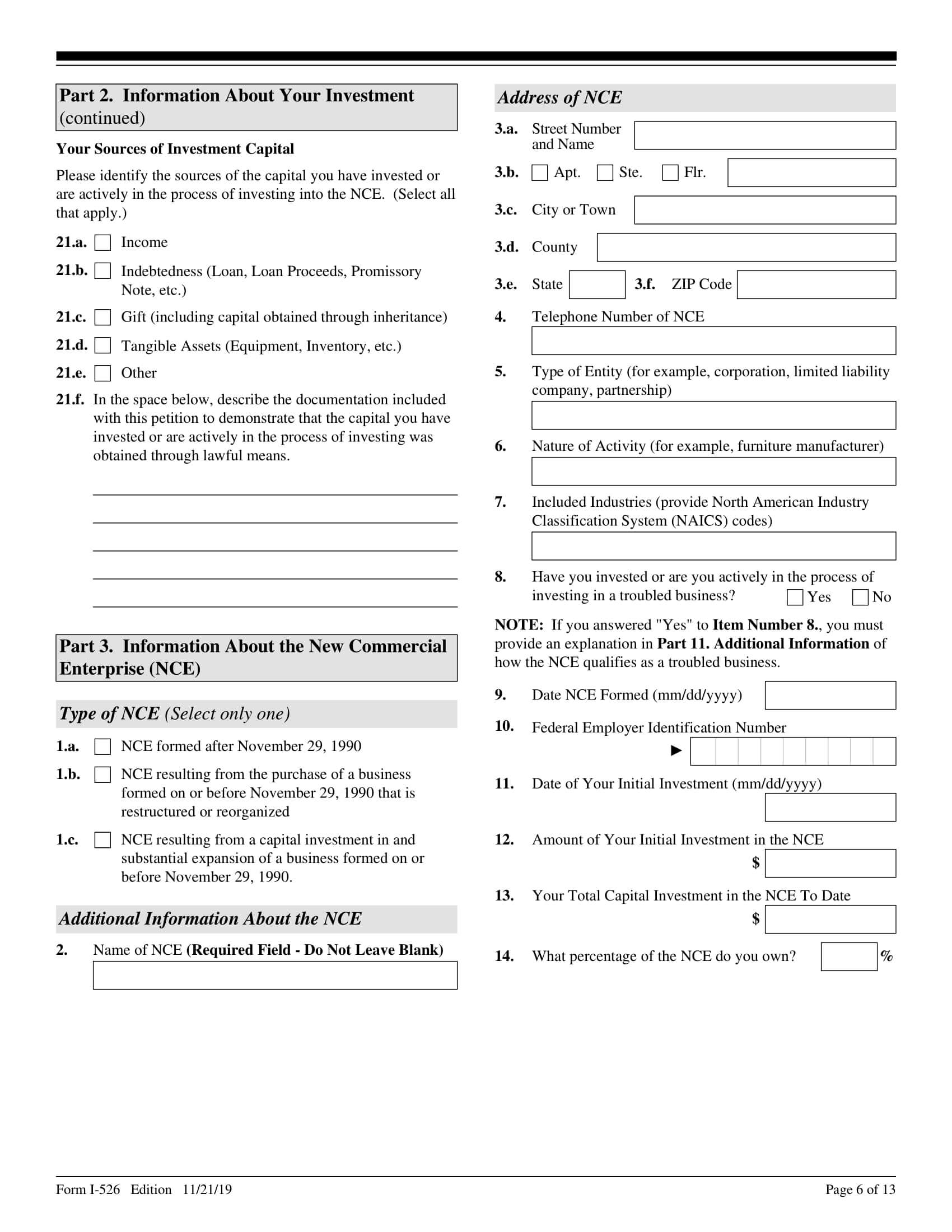 Form I-526 | Immigrant Petition by Alien Entrepreneur | USA ... Form I-526 | Immigrant Petition by Alien Entrepreneur | USA ...