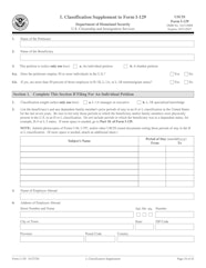 Form I 129 Petition For A Nonimmigrant Worker