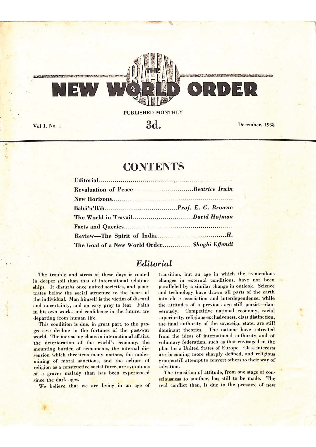 New World Order (1938-1946) | Afnan Library