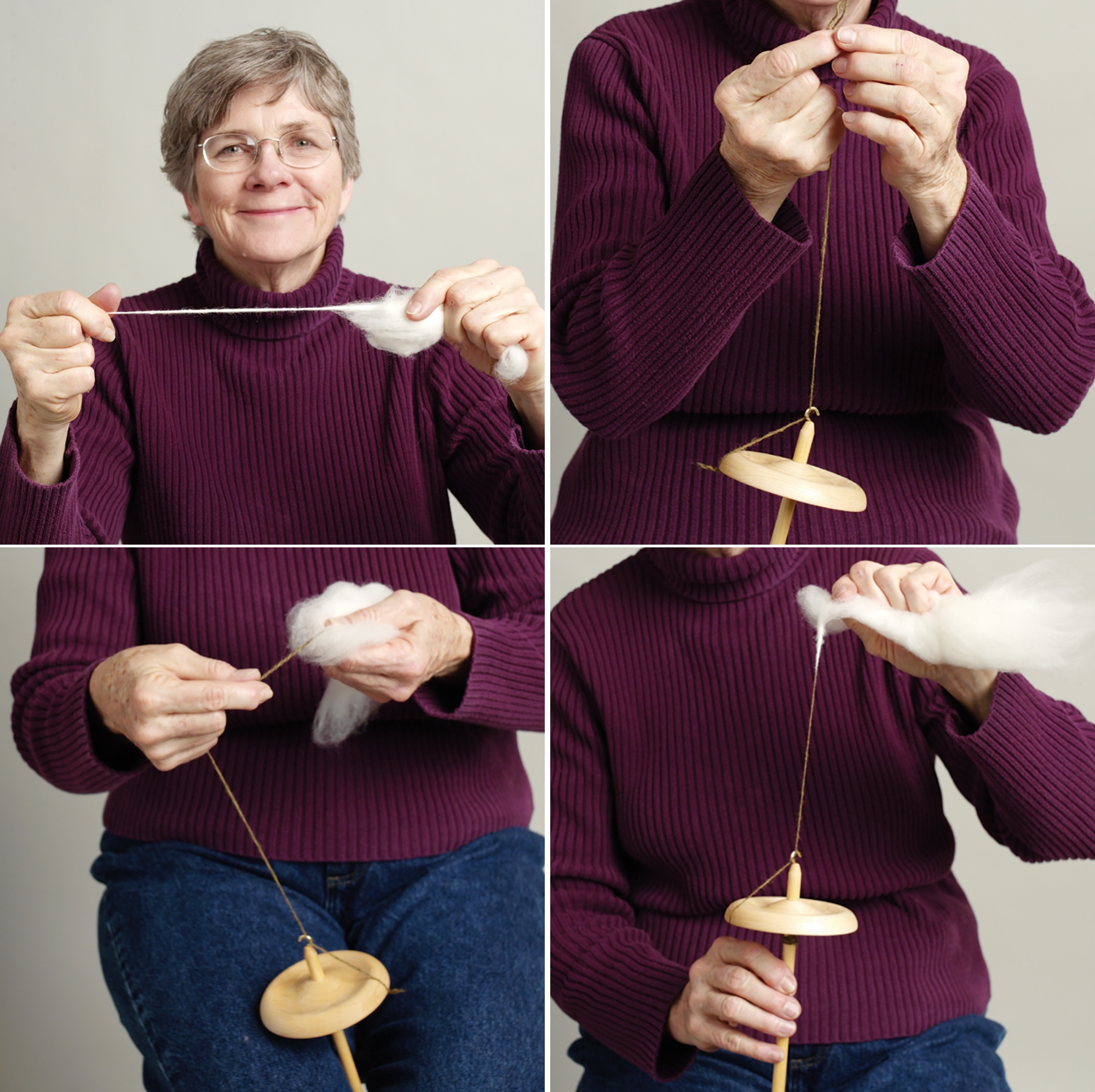 Drop Spindle Spinning