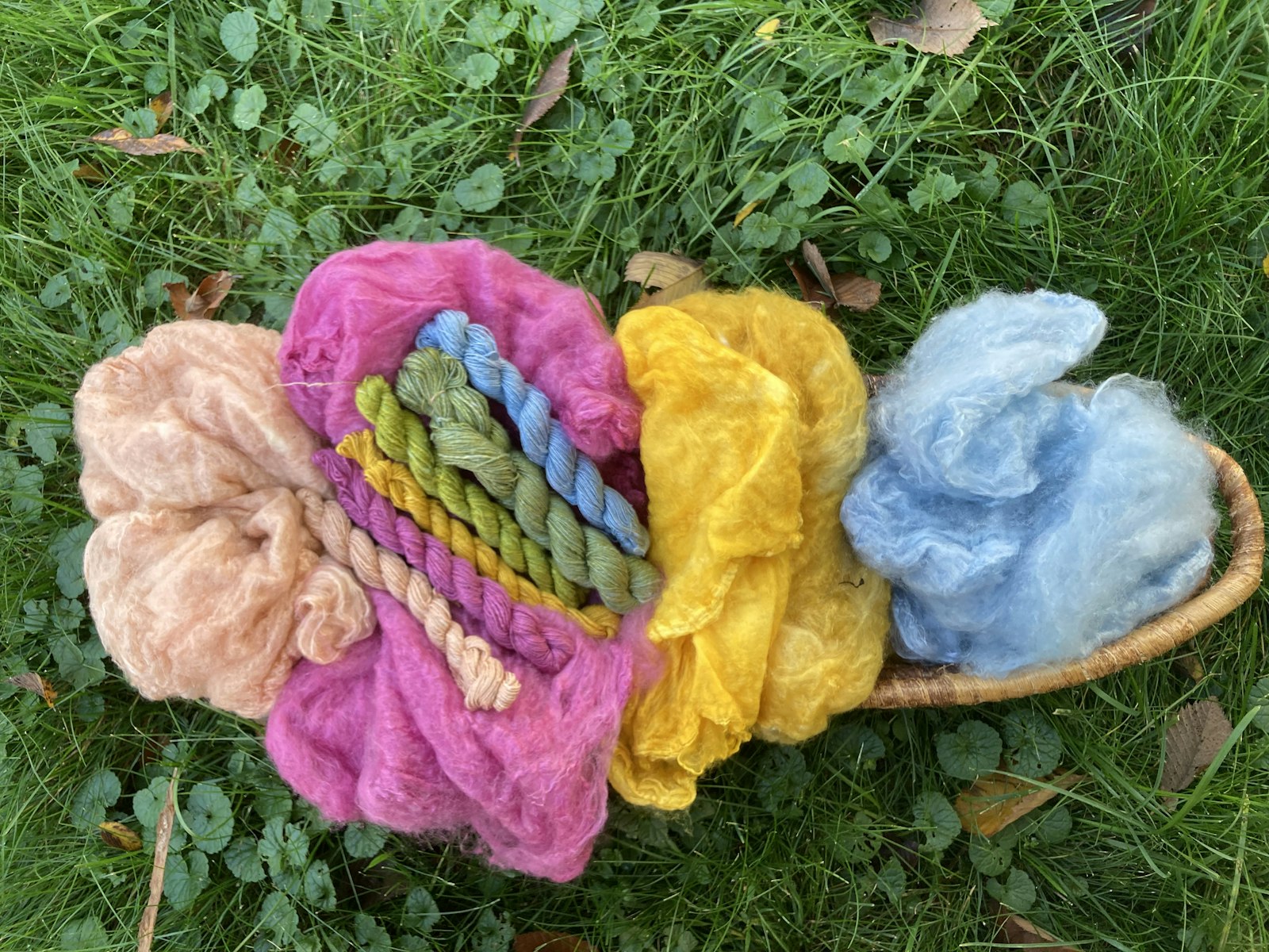 Shining Colors: Natural dyes on silk hankies and caps | Spin Off