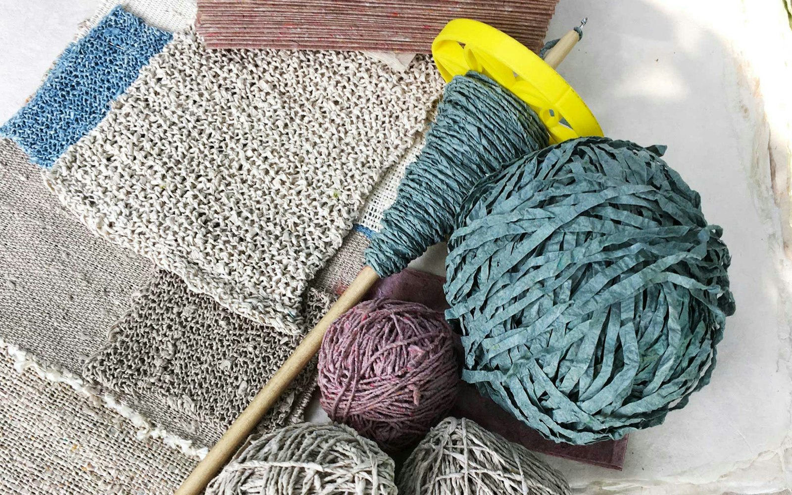 Spinning Paper Thread in Ghana | Spin Off