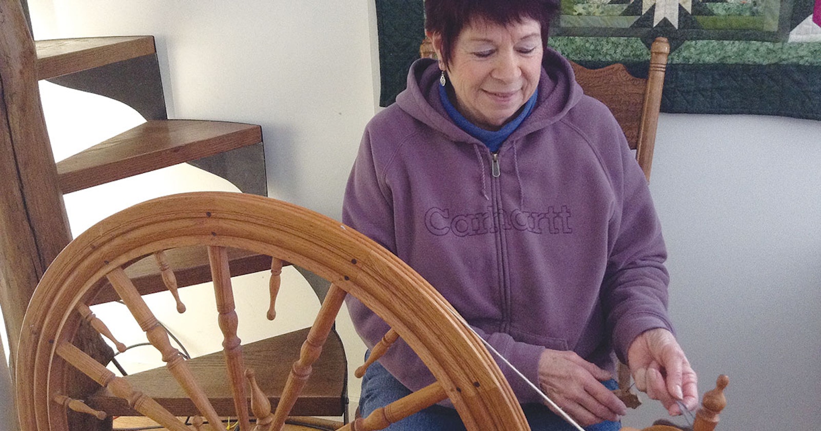I Am a Spinner: Pat Maley, Handspinning Teacher and Ham Radio Operator ...