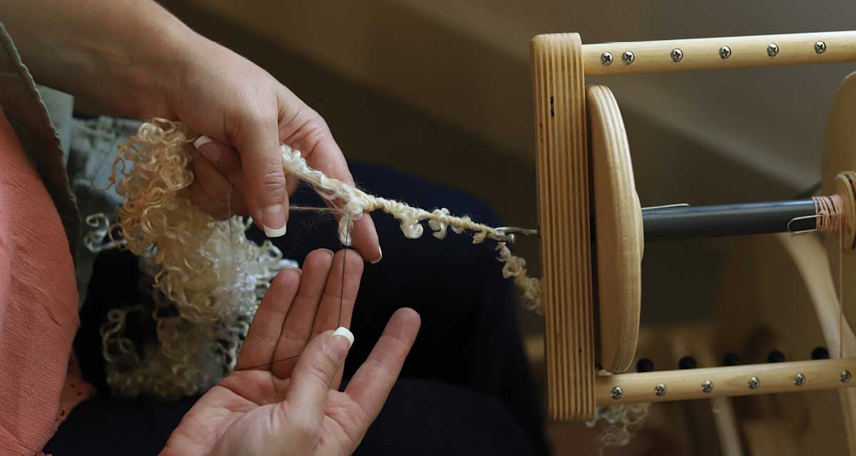 Spinning Wool By Hand