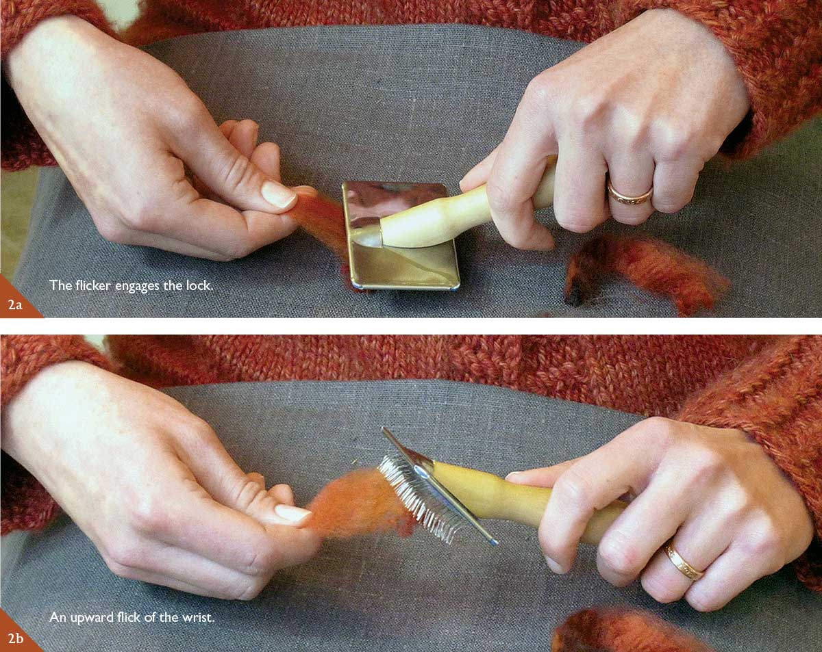 Flicking and Combing Painted Locks | Spin Off