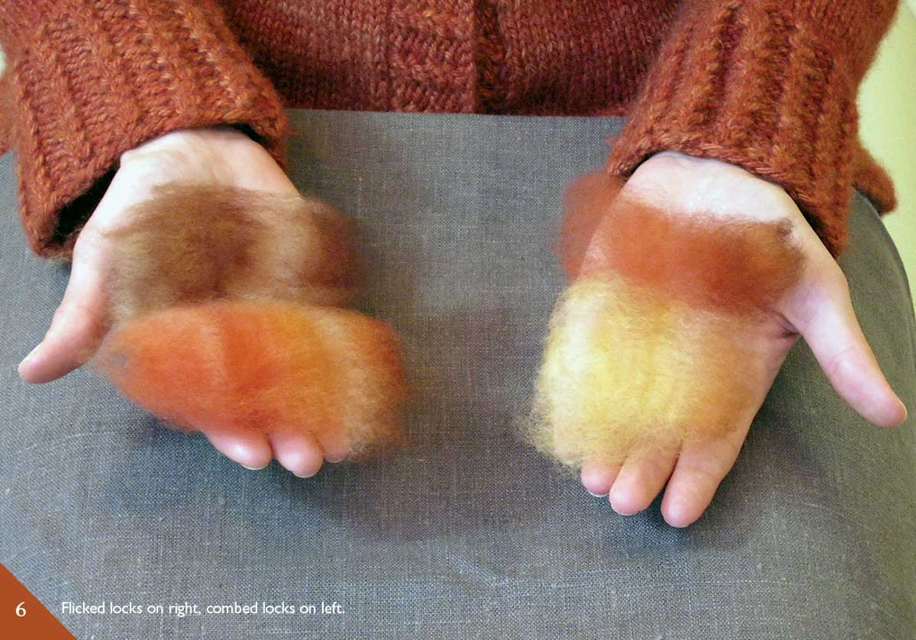 Flicking and Combing Painted Locks | Spin Off