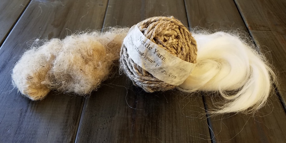 The Most Surprising Natural Fiber You Can Spin Yourself | Spin Off
