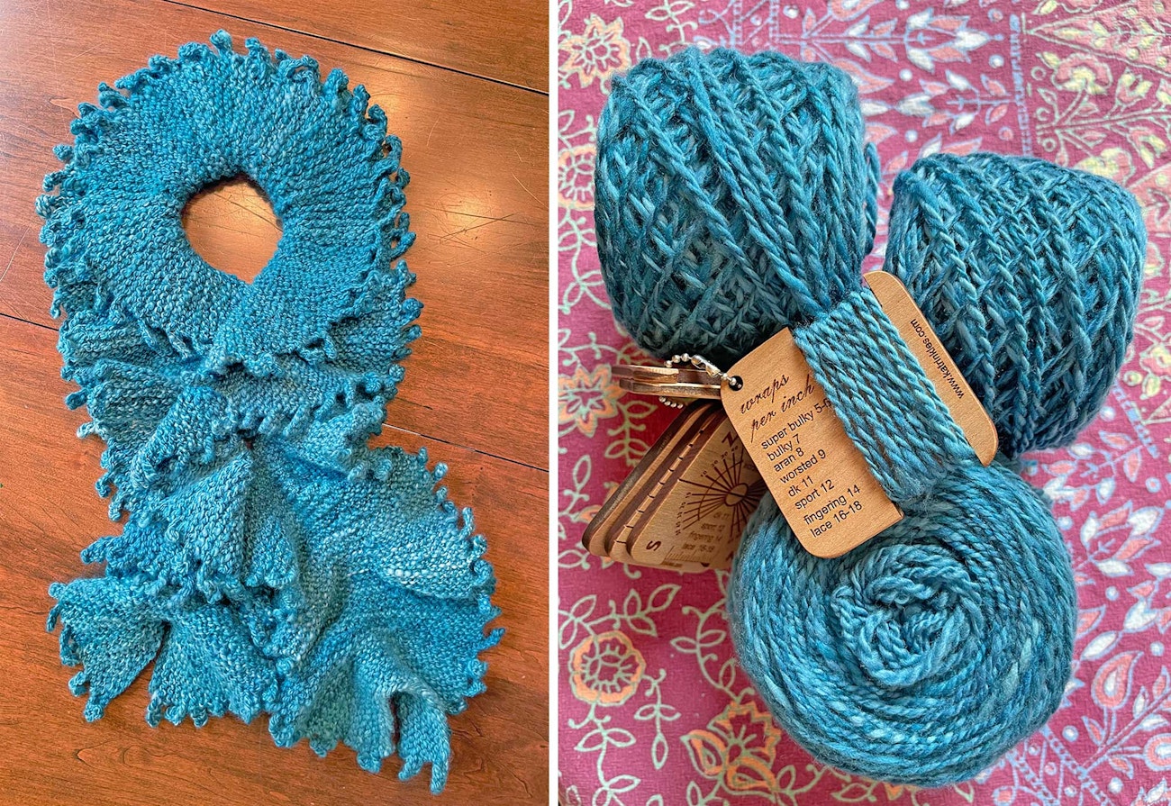 A Little Gift: The Helix Scarf to Knit | Spin Off