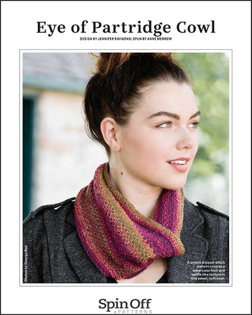 Eye of Partridge Cowl | Spin Off Library