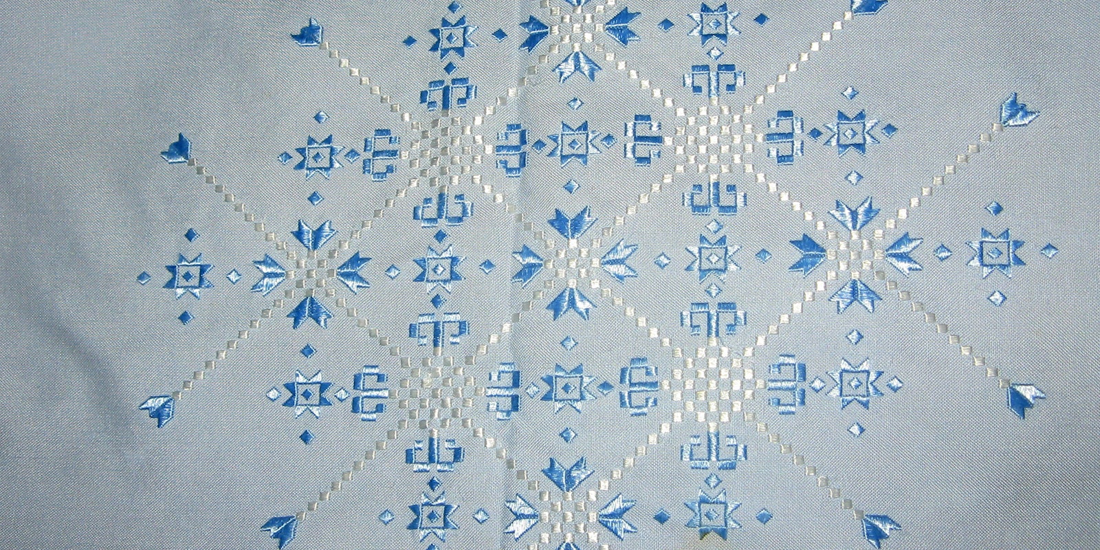 Intricately Stitched Tablecloth from Afghanistan | PieceWork