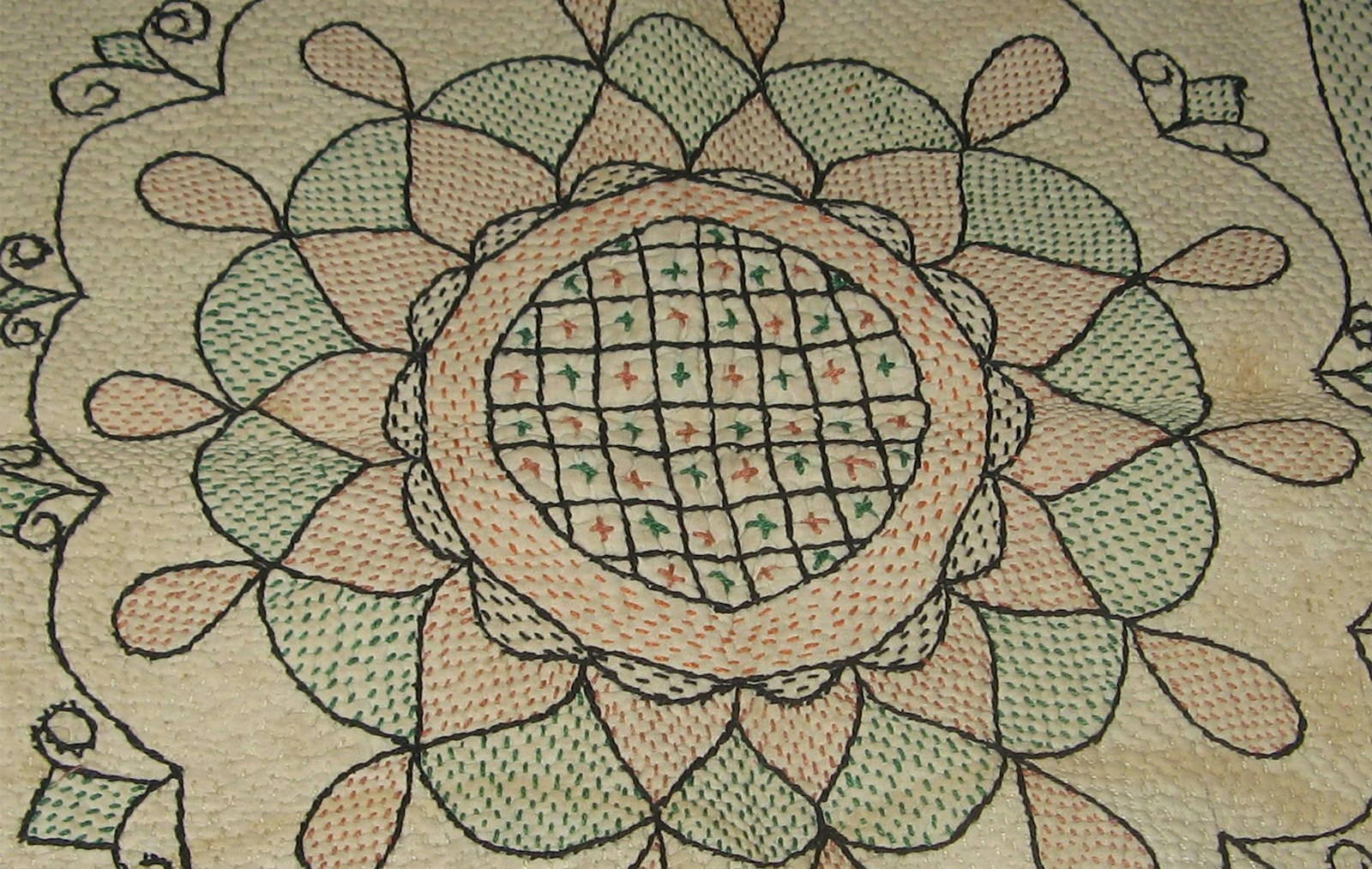 The Goddess's Seat: A Small Sujni Quilt | PieceWork