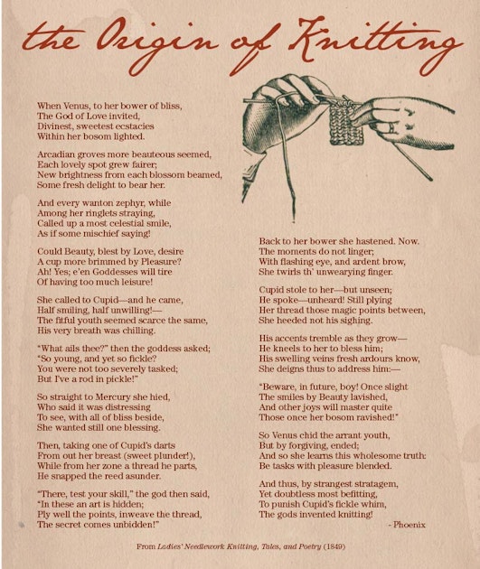 Those Weird Victorians! The Origin of Knitting | PieceWork