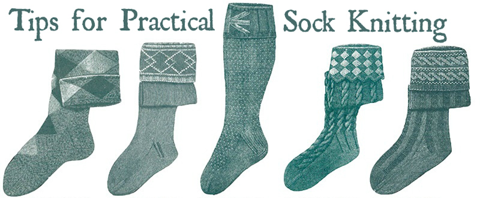 Tips for Practical Sock Knitting: 7 Sock Toes | PieceWork