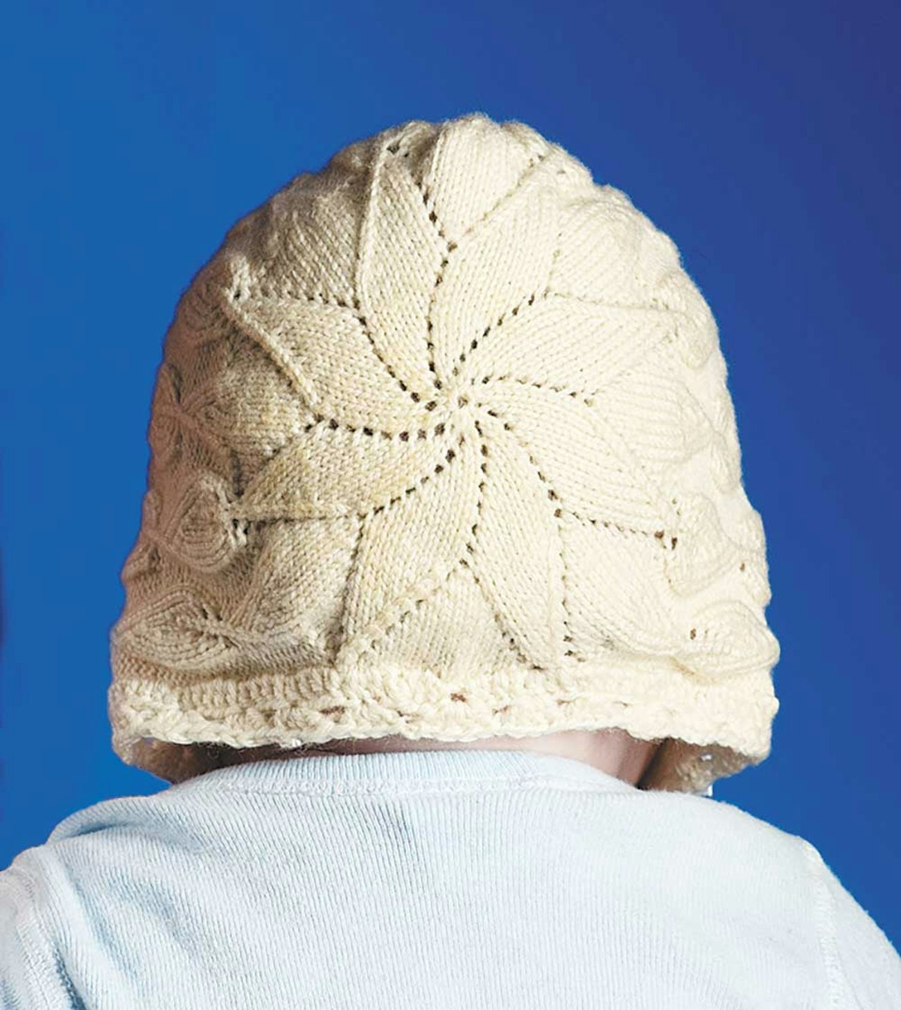 Amana Star-Pattern Baby Bonnet to Knit | PieceWork