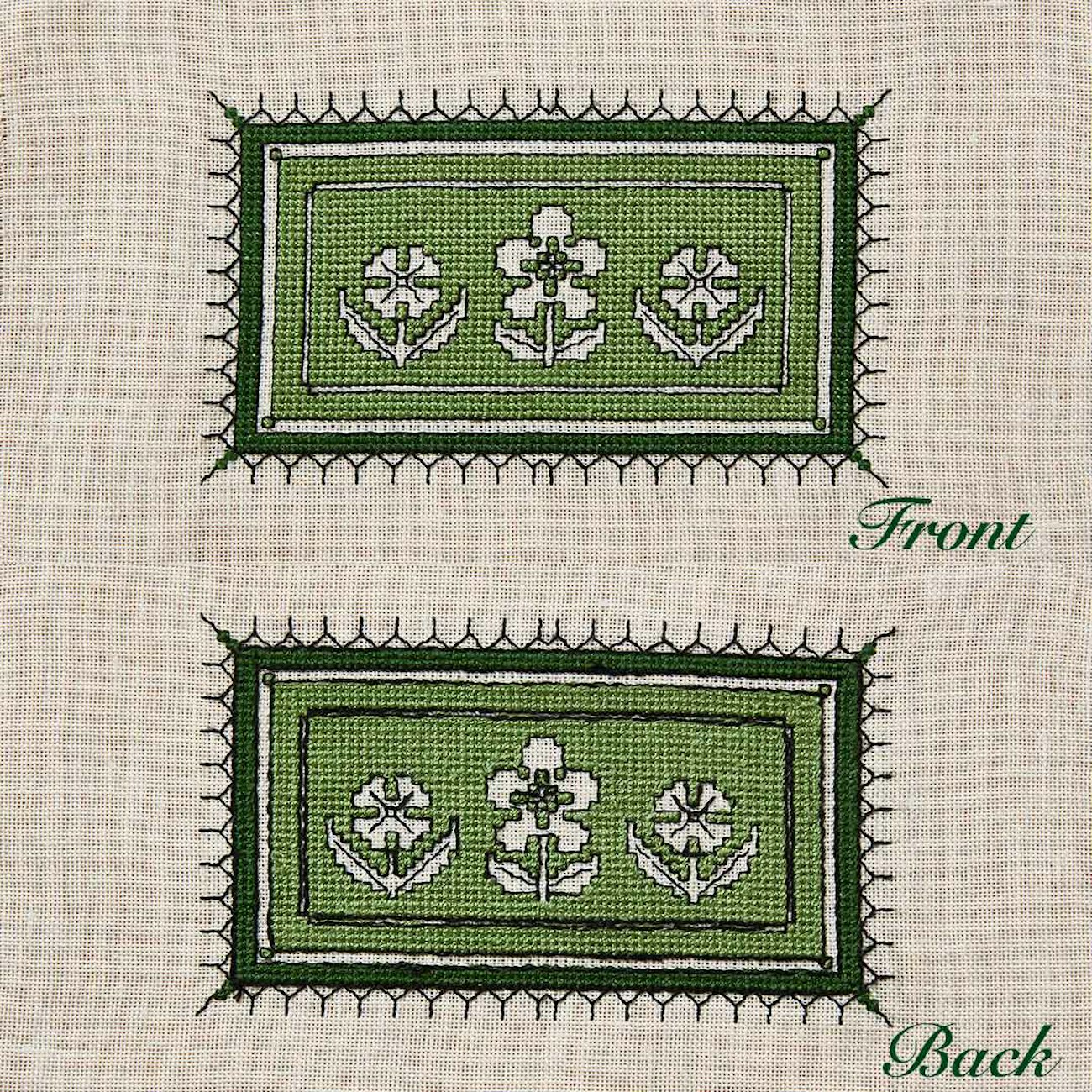 A Stitch in Time: Two-Sided Italian Cross-Stitch | PieceWork