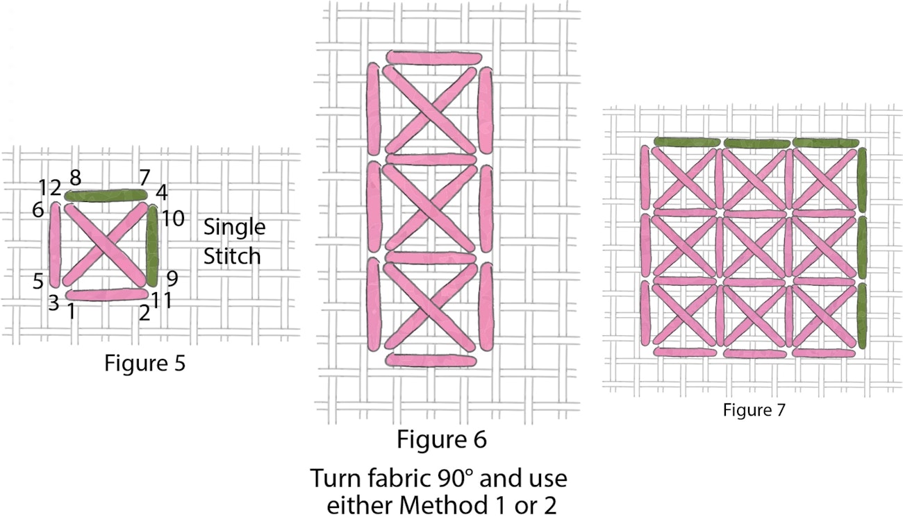 A Stitch in Time: Two-Sided Italian Cross-Stitch | PieceWork