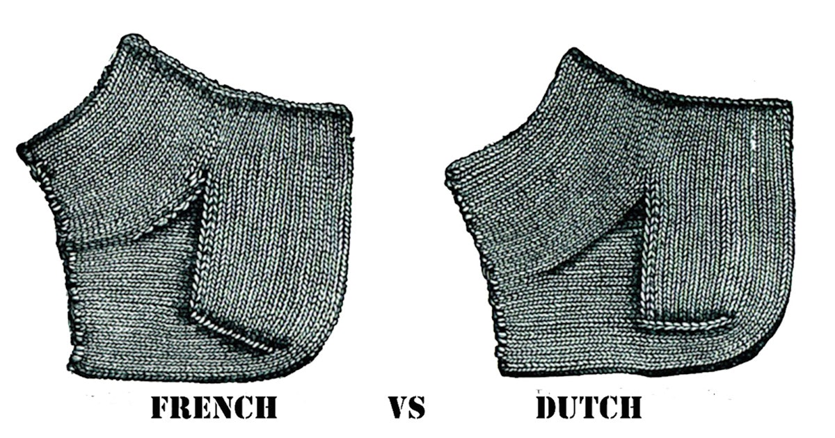 Tips for Practical Sock Knitting: French Heels Versus Dutch! | PieceWork