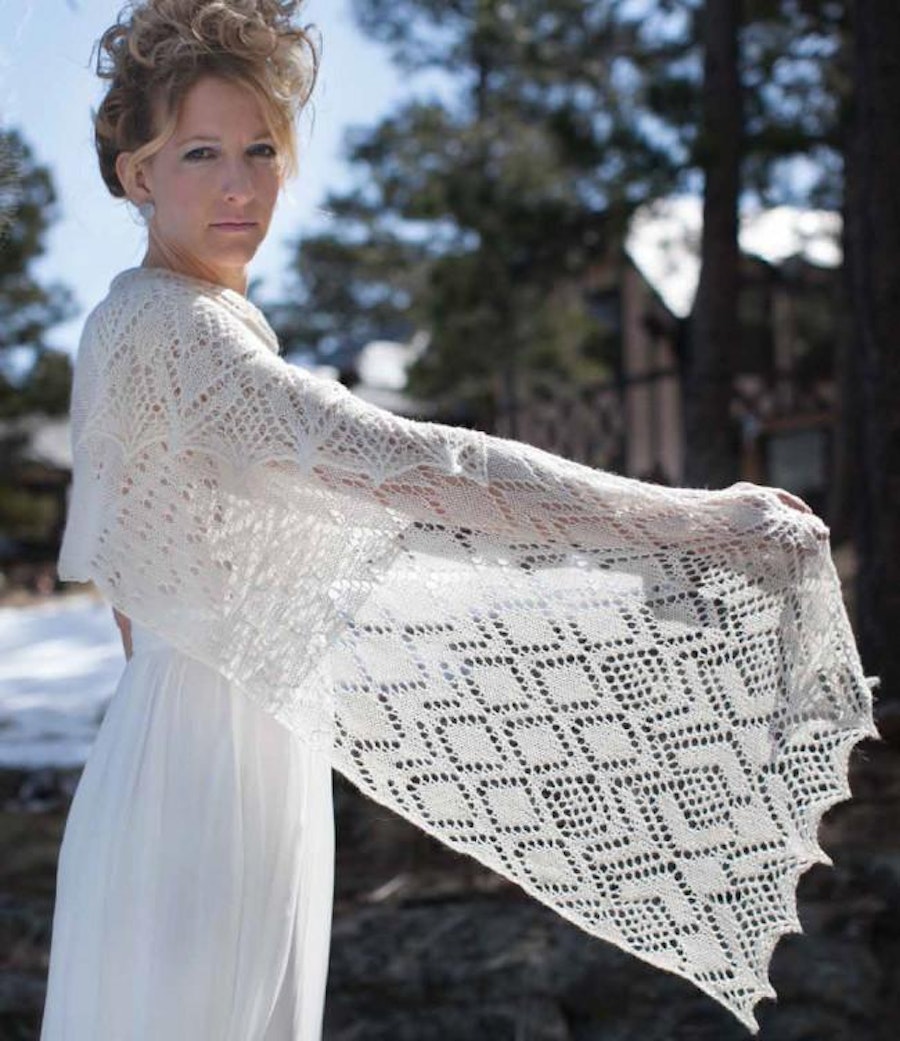 White Queen Stole Knitting Pattern Download | PieceWork Library