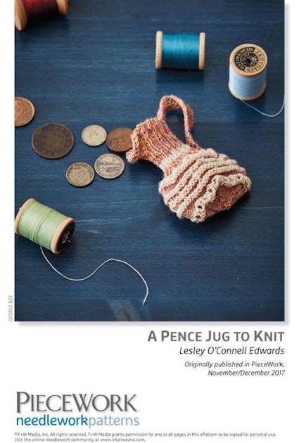 A Pence Jug to Knit Pattern Download | PieceWork Library