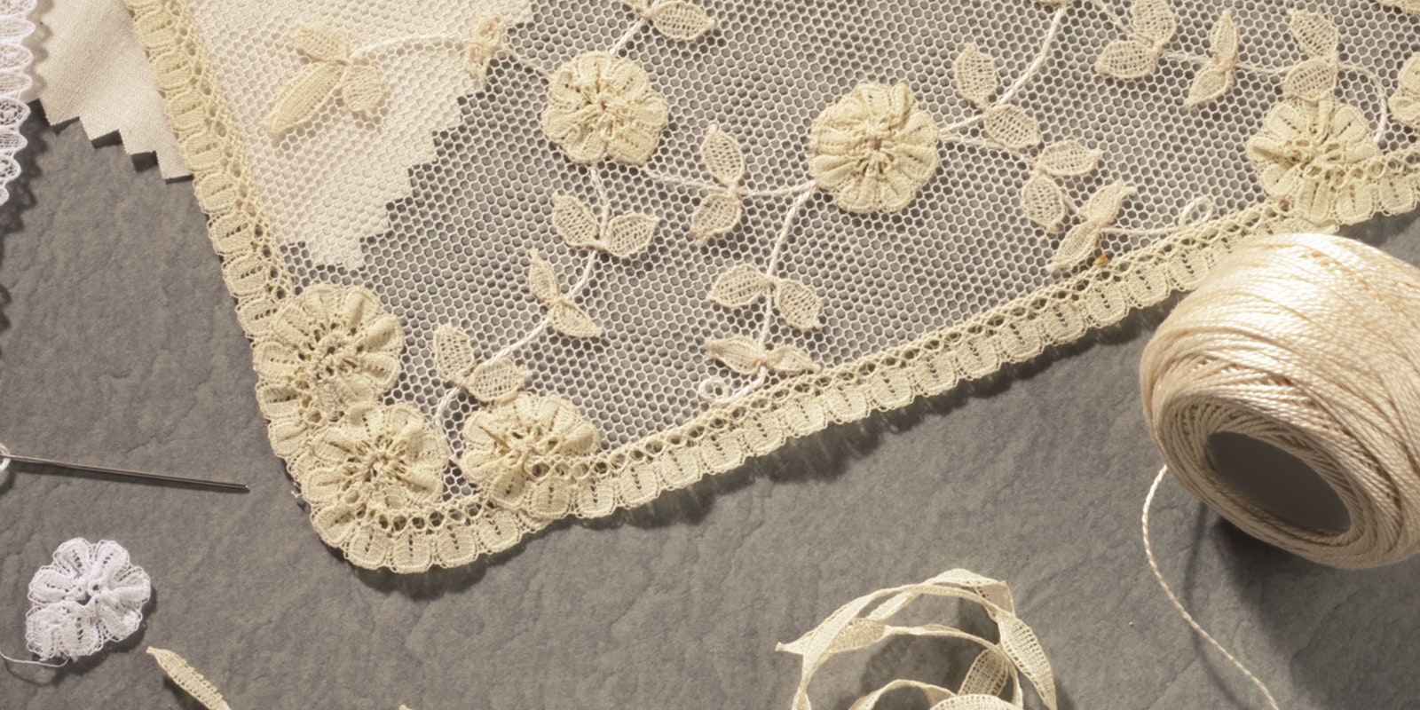 A Victorian Lace Square to Appliqué and Embroider | PieceWork