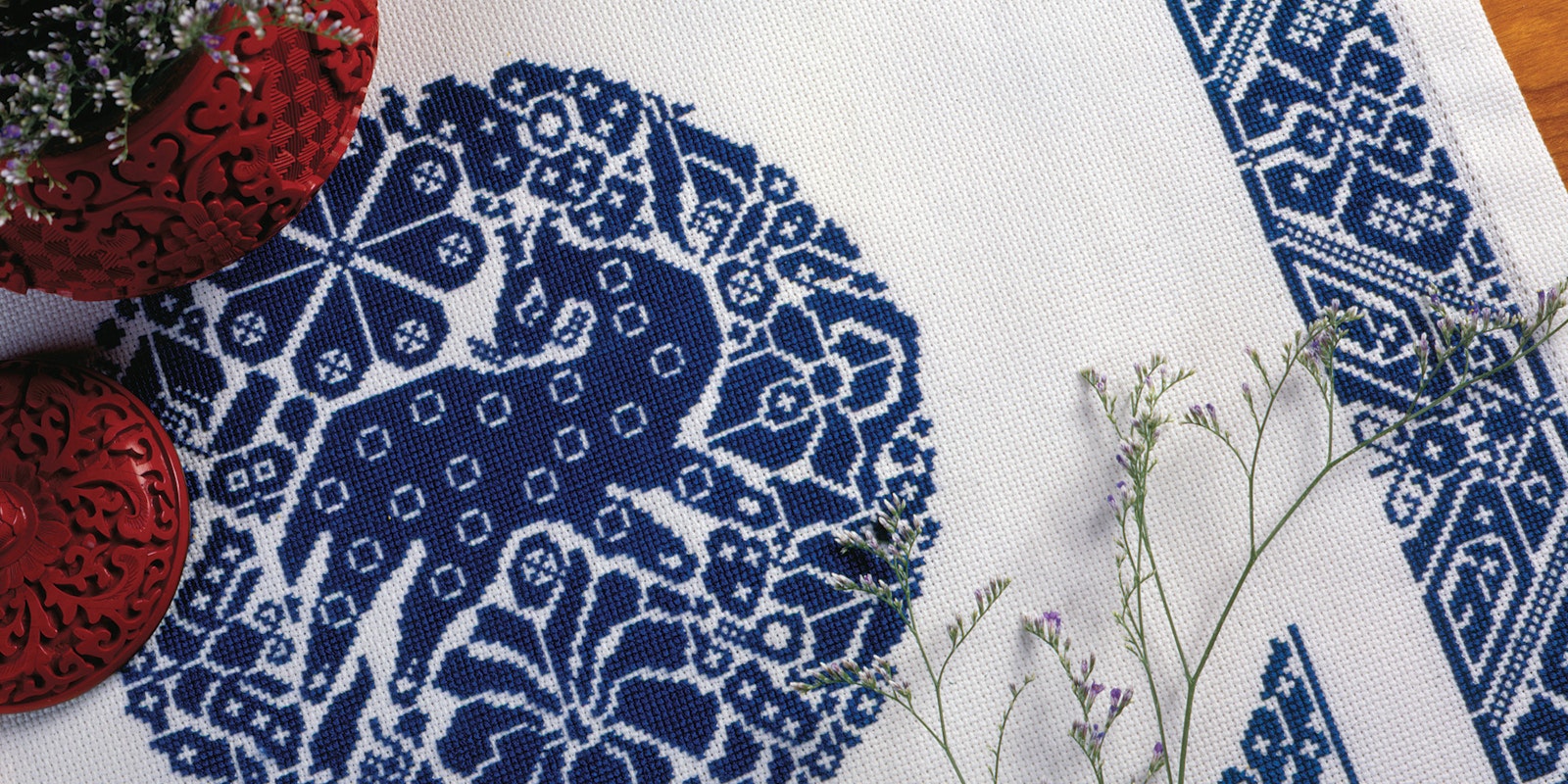 The Blue-and-White Embroidery of China | PieceWork