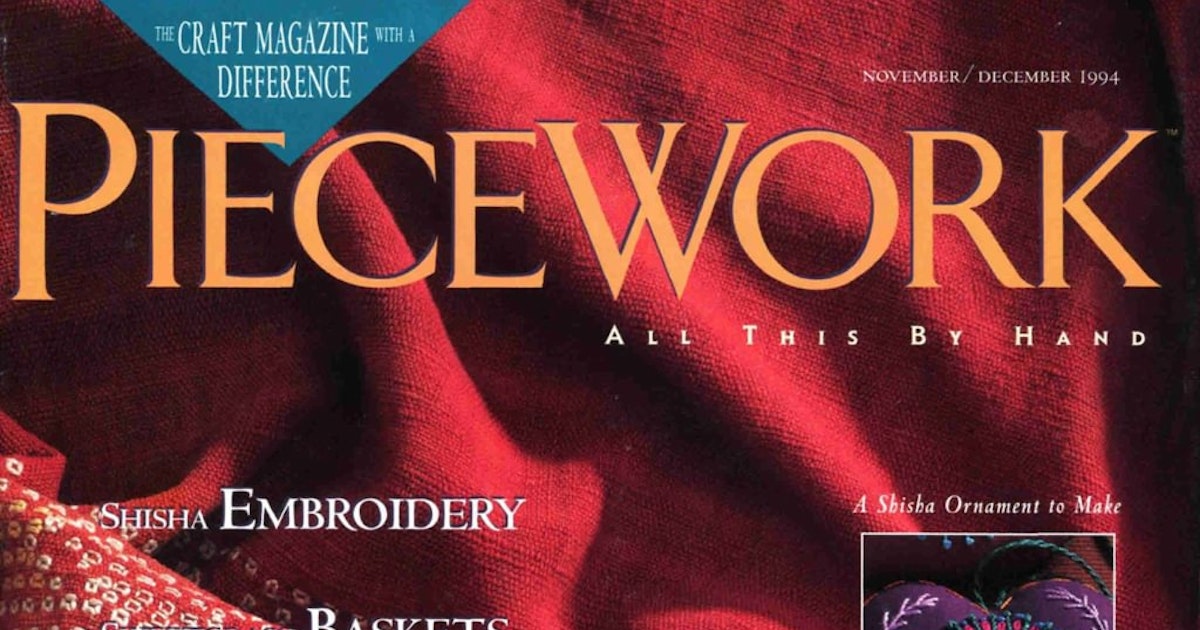 PieceWork November December 1994 PieceWork Library piecework-november-december-1994-piecework-library