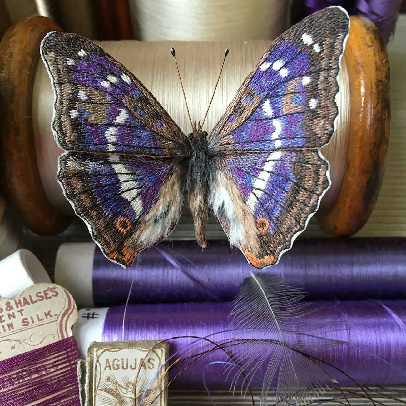 Postcard from Scotland: The Exquisite Embroidery of Jane E. Hall ...