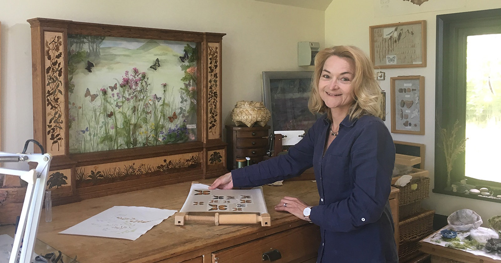 Postcard from Scotland: The Exquisite Embroidery of Jane E. Hall ...