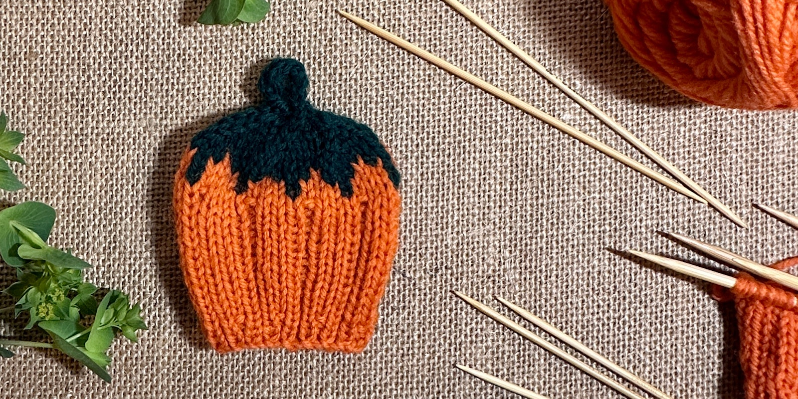 A Mini Pumpkin Hat to Knit | PieceWork