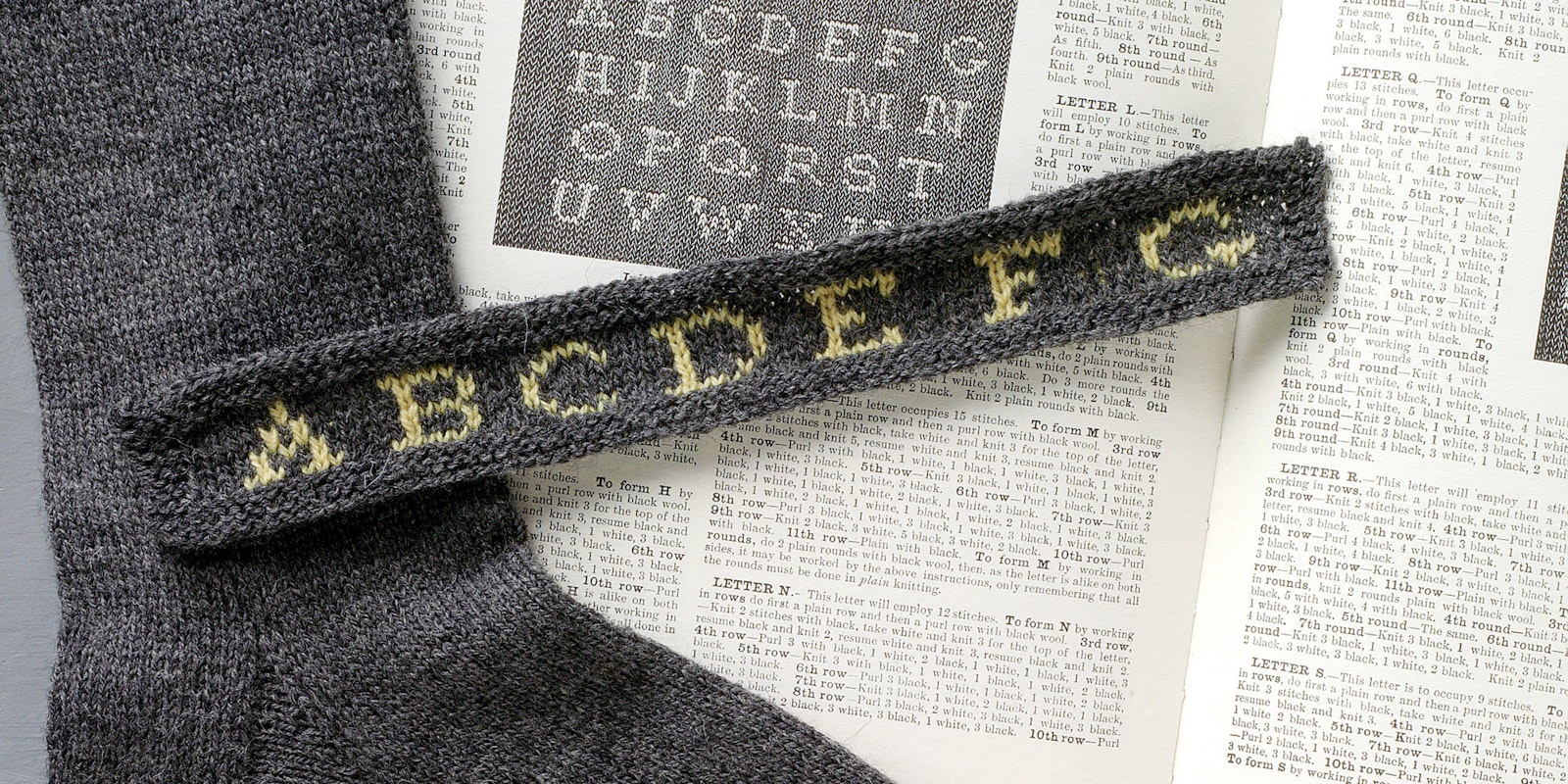 A Pair of Gentlemen’s Monogrammed Socks from Weldon’s | PieceWork