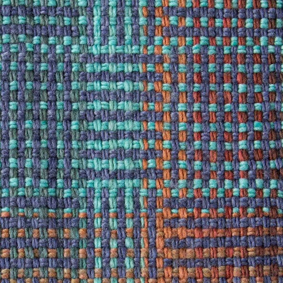 Log Cabin at Sunset (scarf) | WIF | Handwoven Library