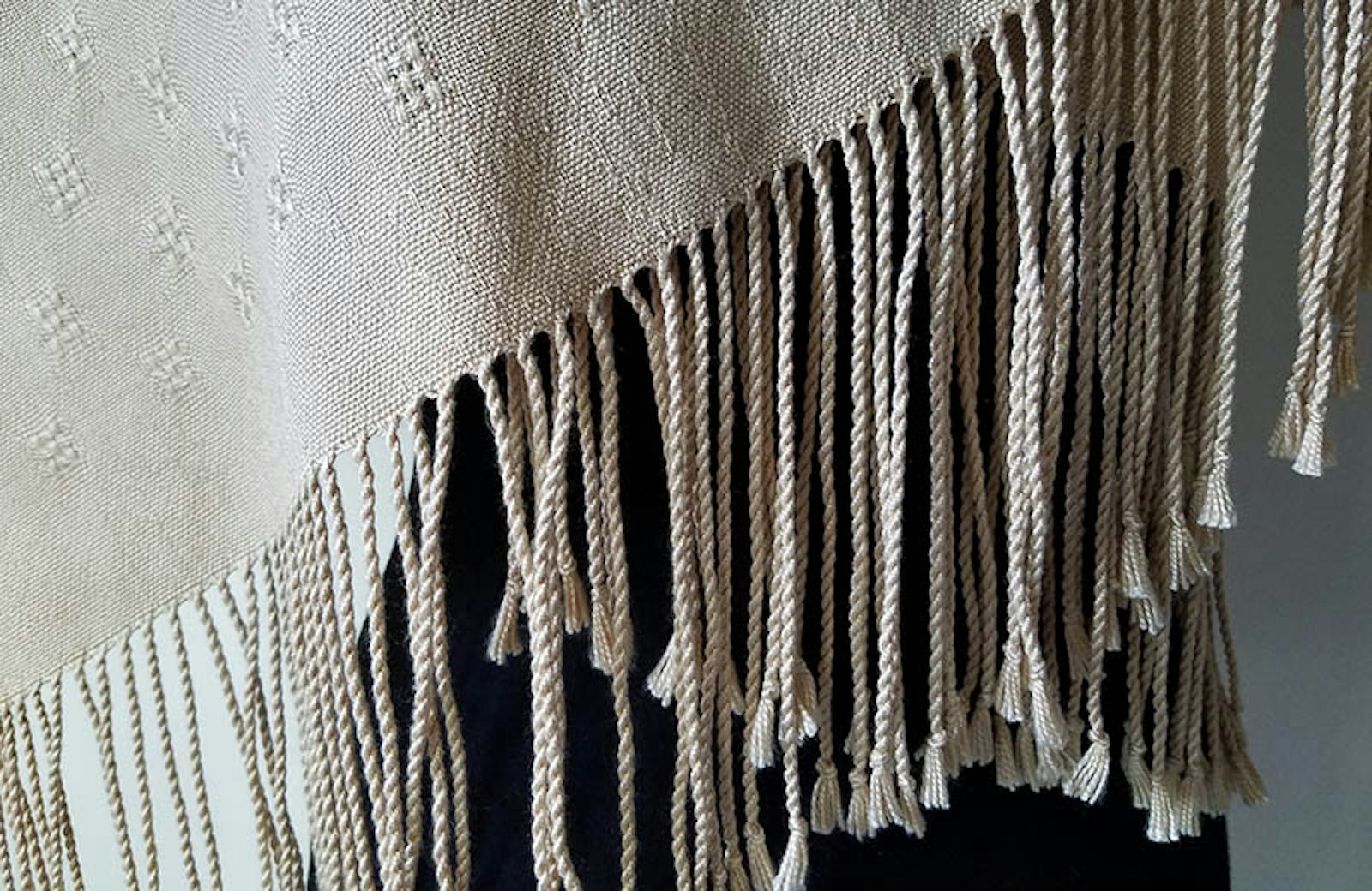 Twisting Fringe Is Part of Weaving | Handwoven