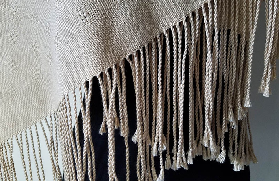 Twisting Fringe Is Part of Weaving | Handwoven