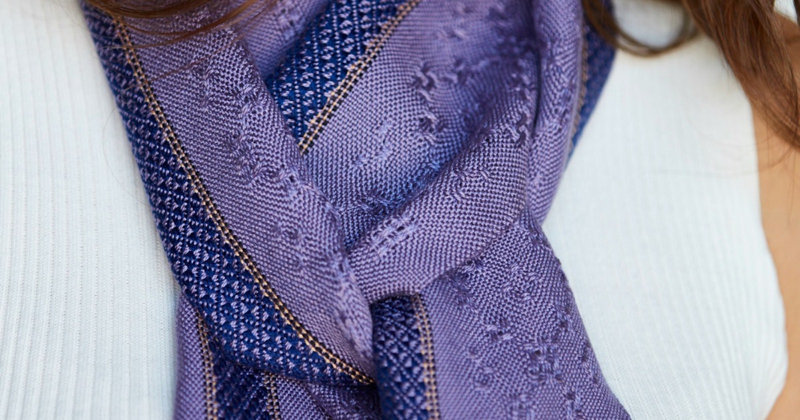 Majestic Royal Scarf | Handwoven