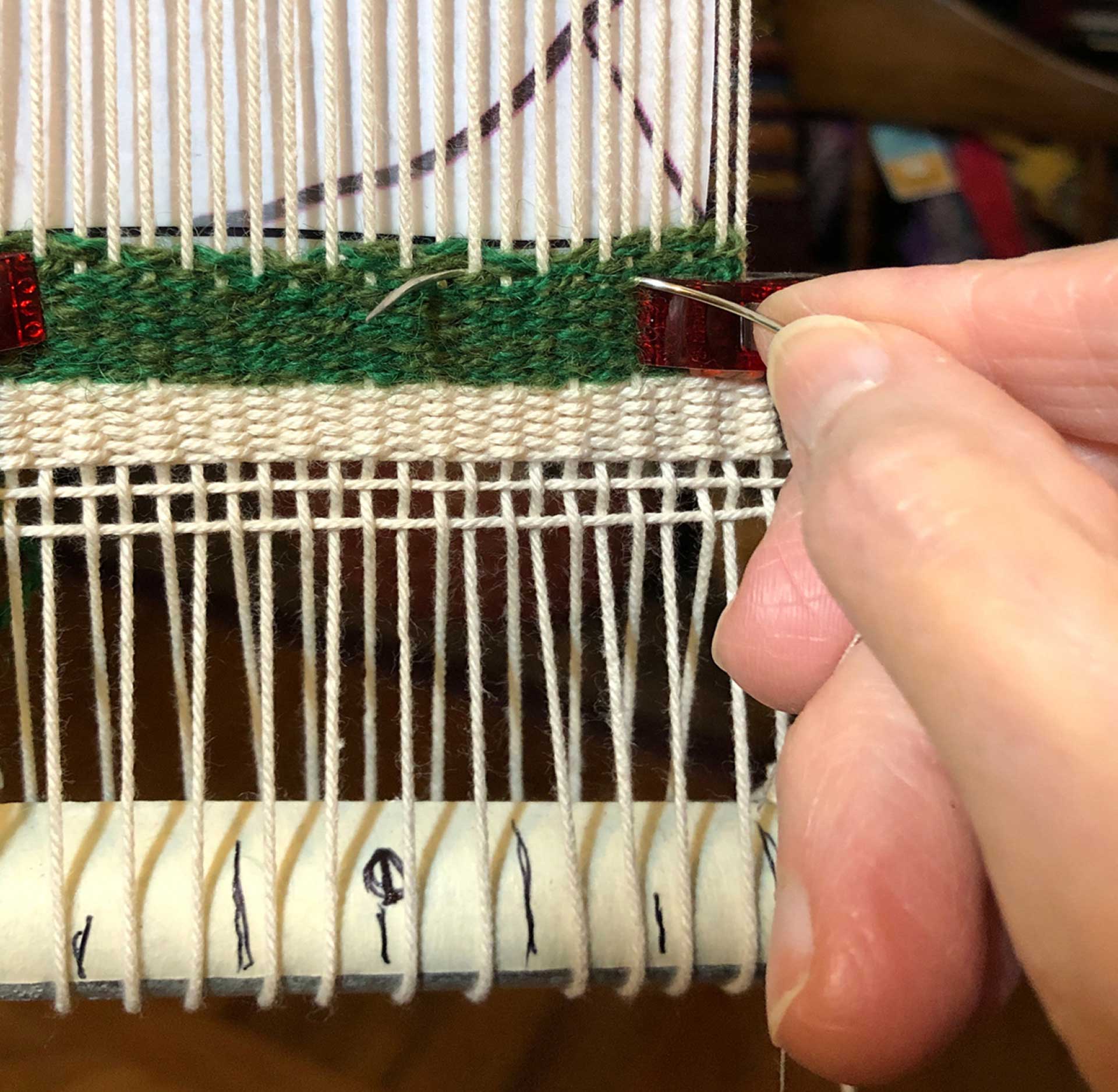 Make a Cartoon and Use It for Tapestry! | Handwoven