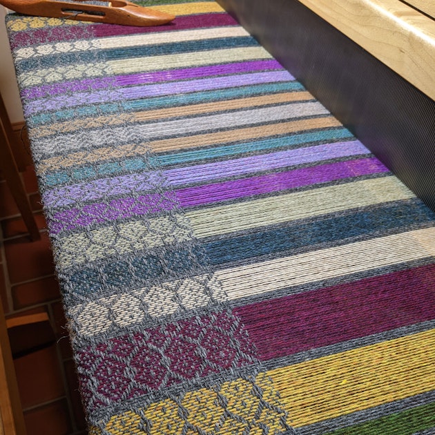 Overlaying Structure with Color | Handwoven