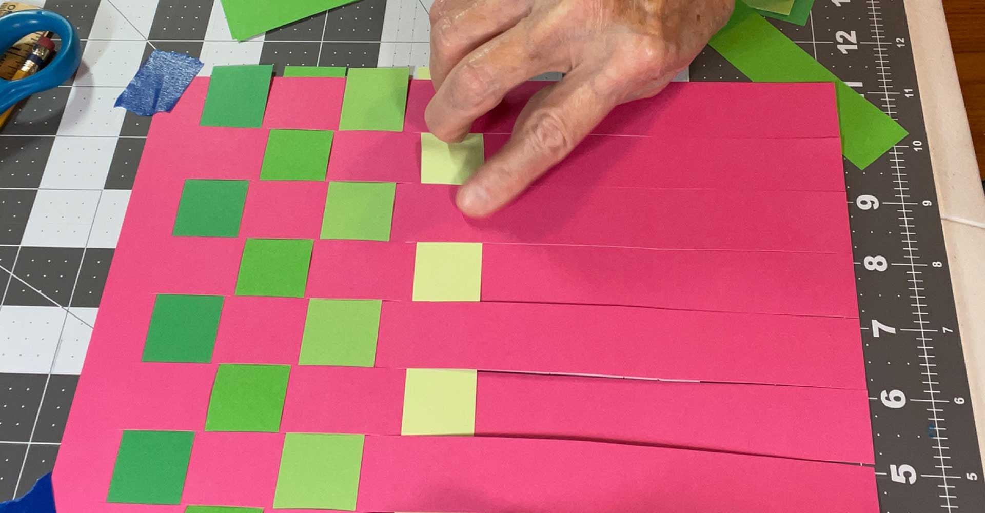 Weaving Paper Mats