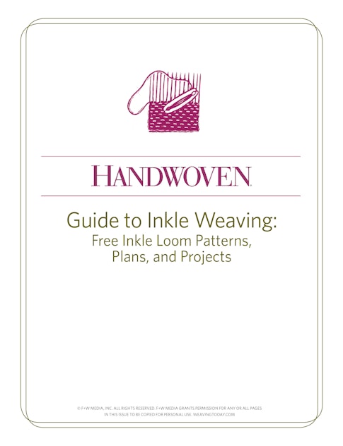 Guide to Inkle Weaving: Free Inkle Patterns, Plans, and Projects ...