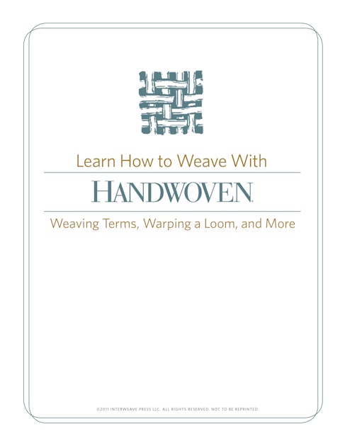 Learn How to Weave: Weaving Terms, How to Warp, and Beginner Scarf ...