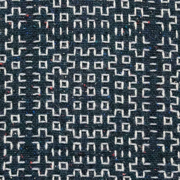 Sashiko-Ori Throw | WIF | Handwoven Library