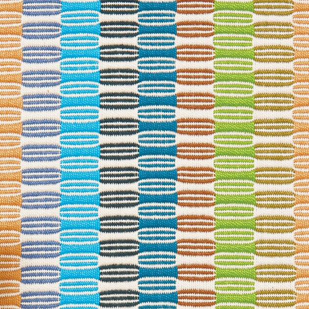 Distorted-Weft Rep Runner & Trio of Pillows | WIF | Handwoven Library