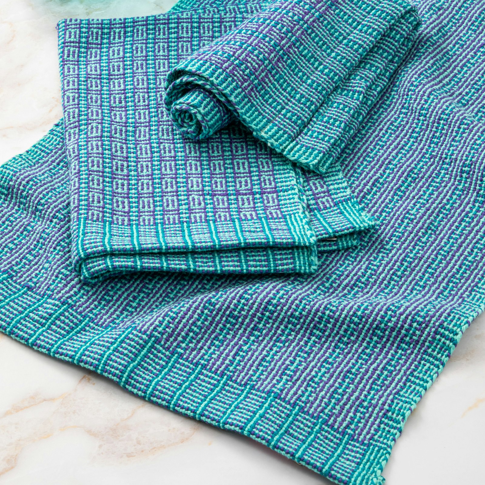 Shadow Weave Incognito Towels | Handwoven