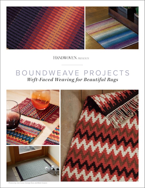 Boundweave: Weft-Faced Weaving for Rugs and More eBook | Handwoven Library