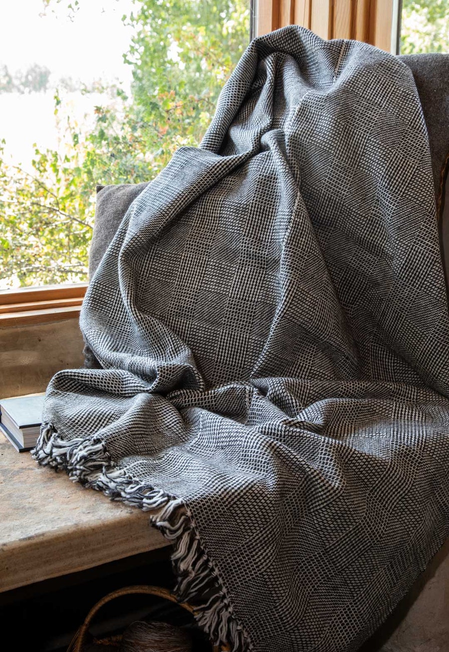Menswear-Inspired Throw | WIF | Handwoven Library