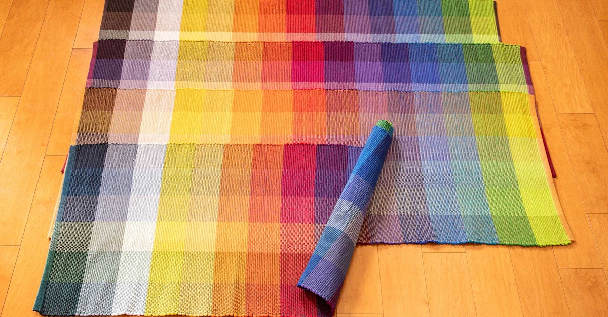 Notes from the Fell: Rag Rug Color Gamps | Handwoven