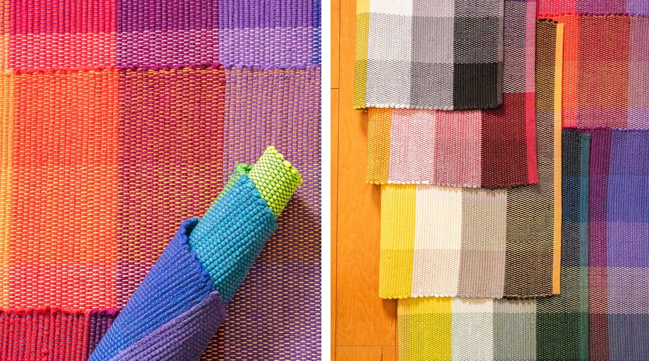 Notes from the Fell: Rag Rug Color Gamps | Handwoven