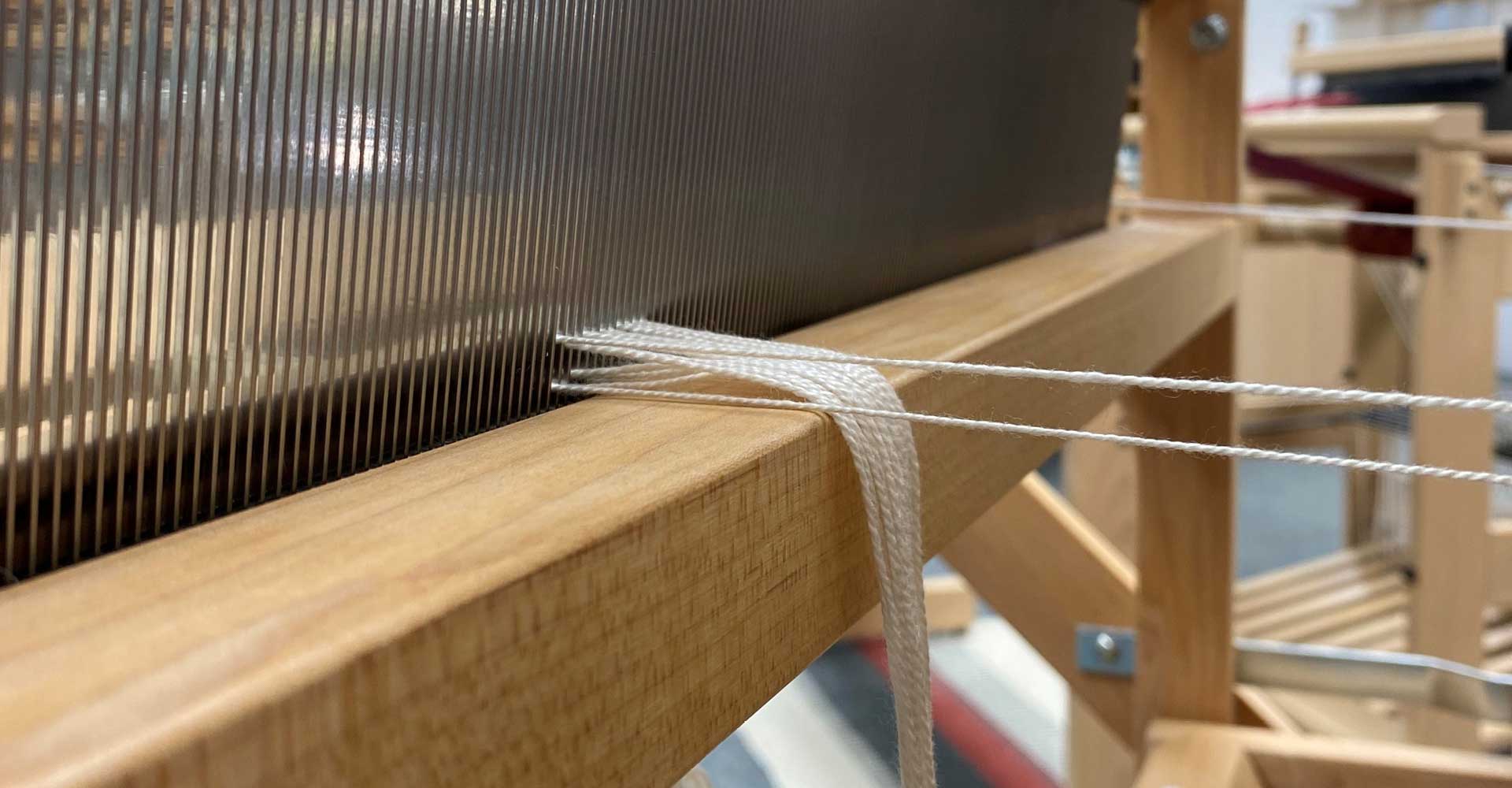 Warping a Loom, Part 3: Sleying and Threading | Handwoven