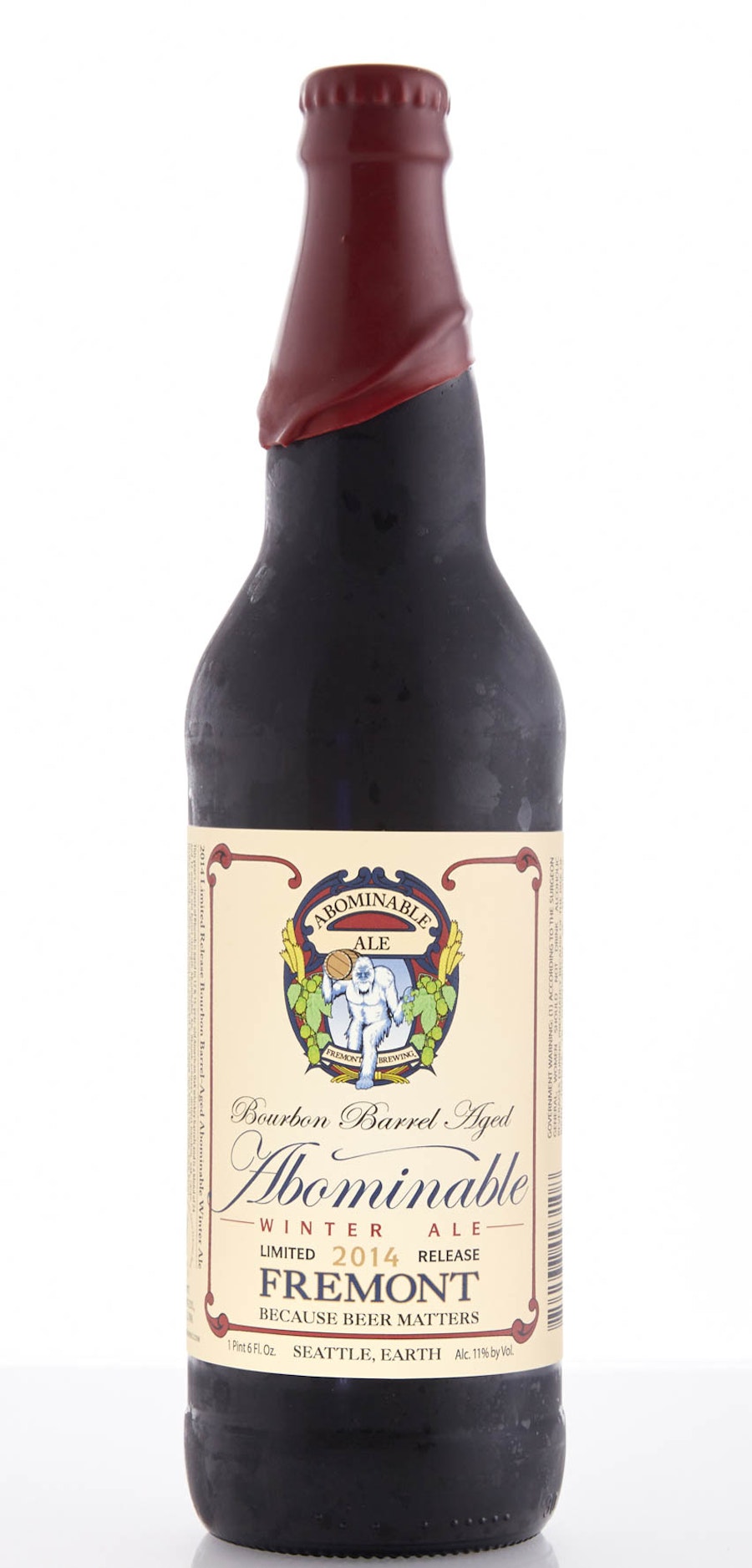 Review: Fremont Brewing Bourbon Barrel Aged Abominable | Craft Beer ...