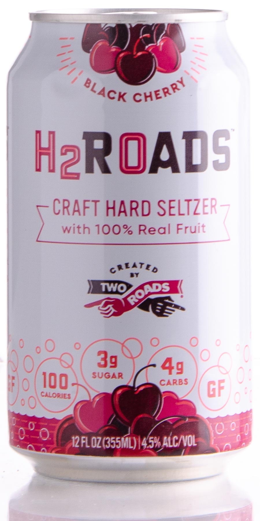 Review: Two Roads Brewing Co H2Roads Black Cherry Craft Hard Seltzer ...